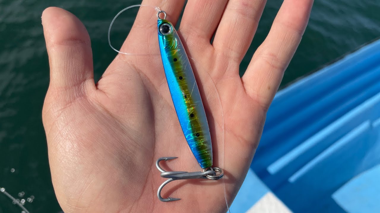 Pescando entre Cardumen de Sierras- Pesca con Jigs - YouTube