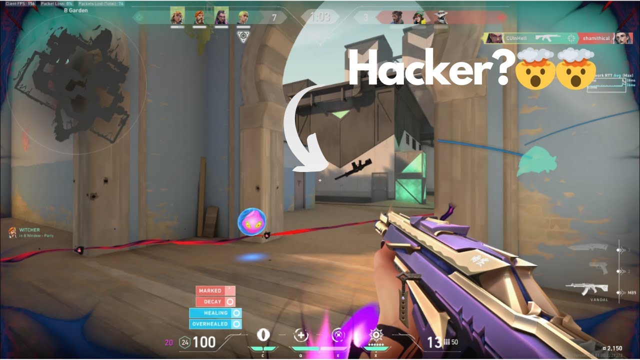 Hacker in valorant? 🤯🤯 - YouTube