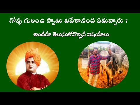 గోవు గురించి వివేకానందుడి మాటల్లో ..GOSEVA WORLD - YouTube