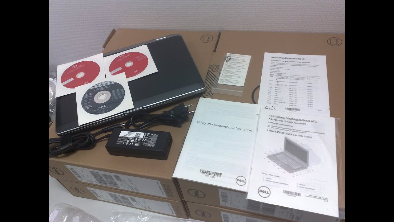 Unboxing new Dell Latitude E6430 - YouTube