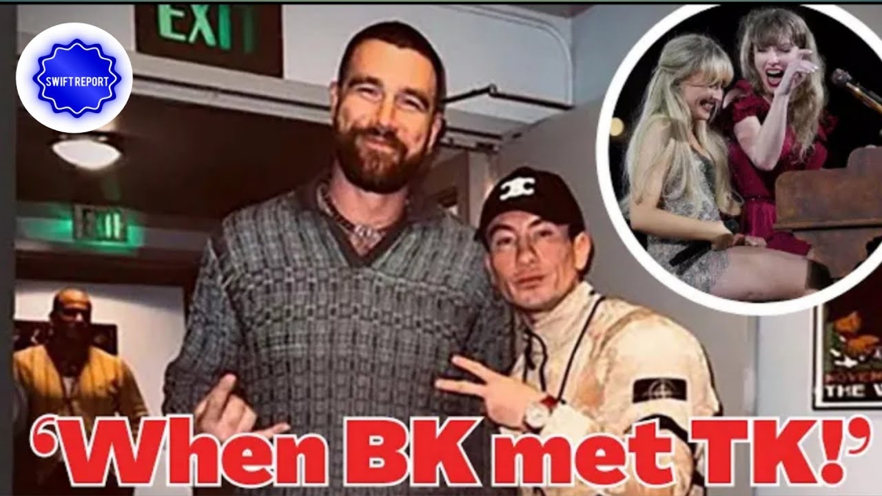 When Barry Keoghan MET Travis Kelce & had SWEET run-in with him at ...