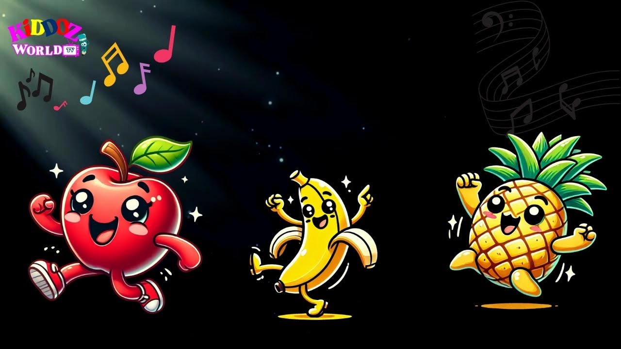 Baby Sensory Dancing Fruits | Fruit Dance for Kids! | Learn Fruit Names ...