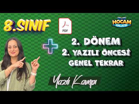 8. Sınıf Fen Bilimleri | 2. Dönem 2. Yazılı Genel Tekrar