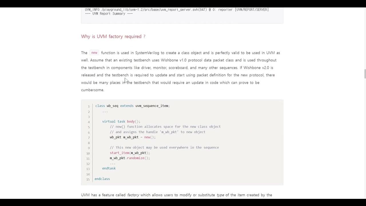 chipverify uvm 06 Factory (reading) - YouTube
