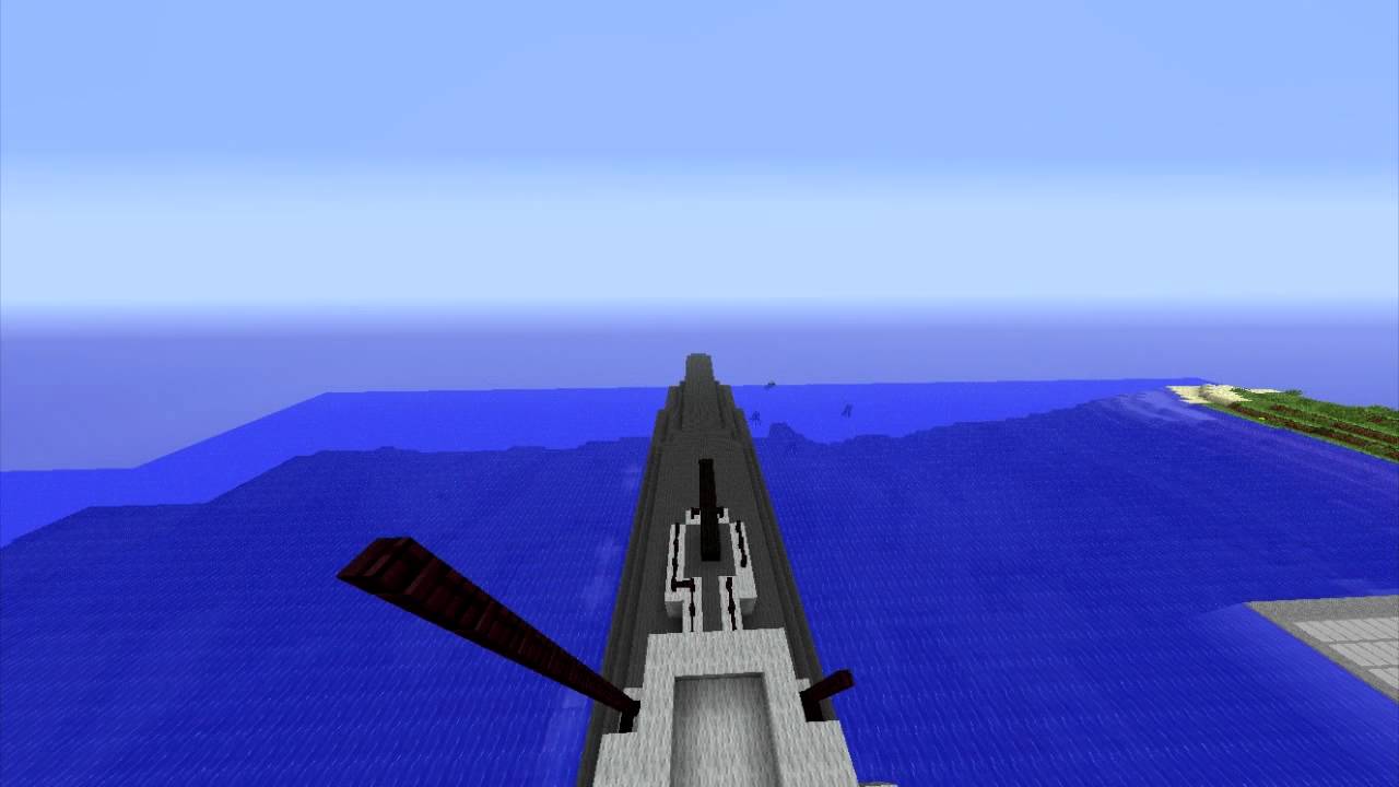 Shooting torpedo submarine Minecraft without mods - YouTube