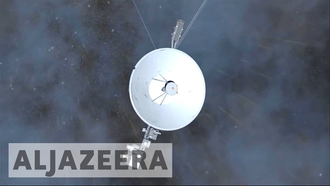 NASA marks historic Voyager launch - YouTube