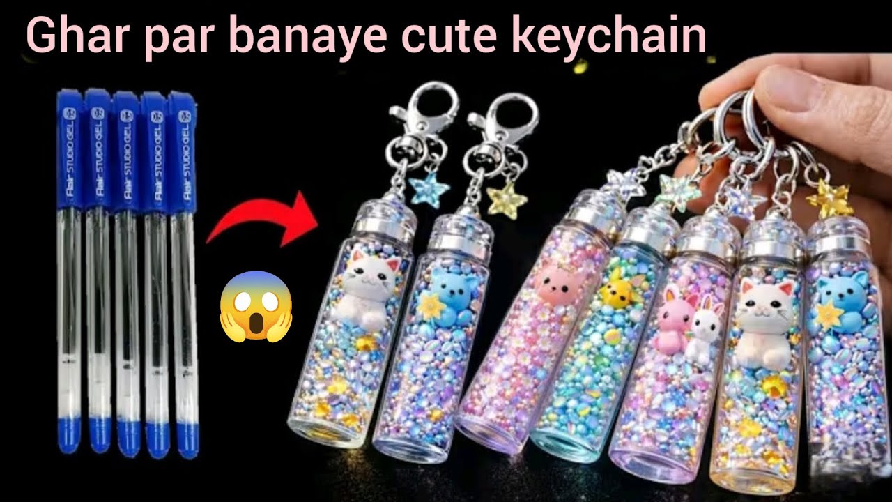 Cute keychain very easy to make so don't skip the video how to make ...