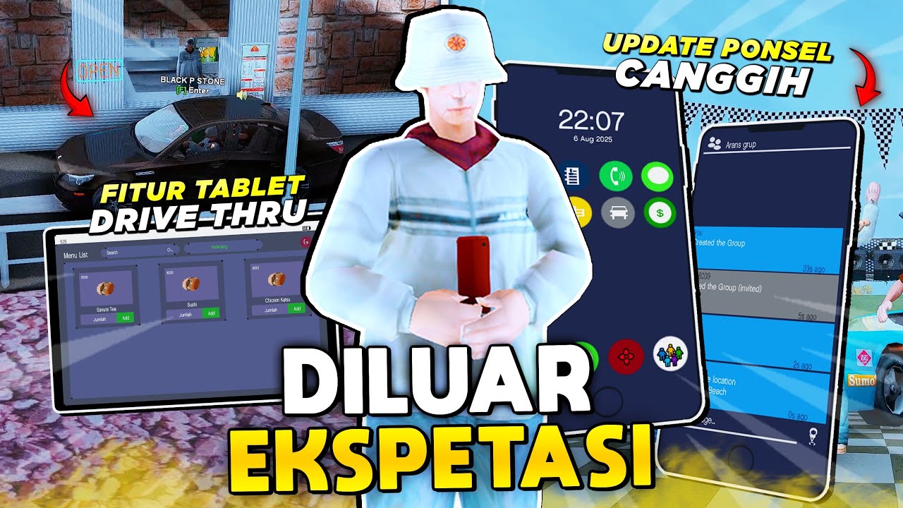 SERVER SAMP ANDROID SEBAGUS INI TERBARU 2025 FITUR FIVEM LENGKAP !! REVIEW SERVER GTA SAMP ...