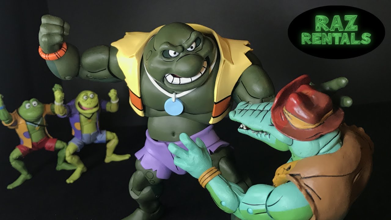 TMNT NECA Napoleon Bonafrog Colossus of the Swamps Review w/ Discussion ...