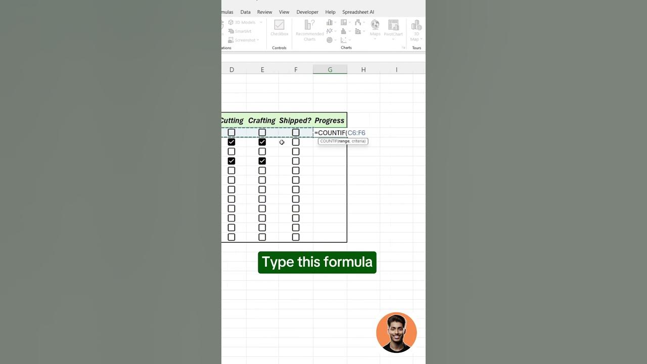 How To Create A Progress Tracker Using Checkboxes And Conditional 