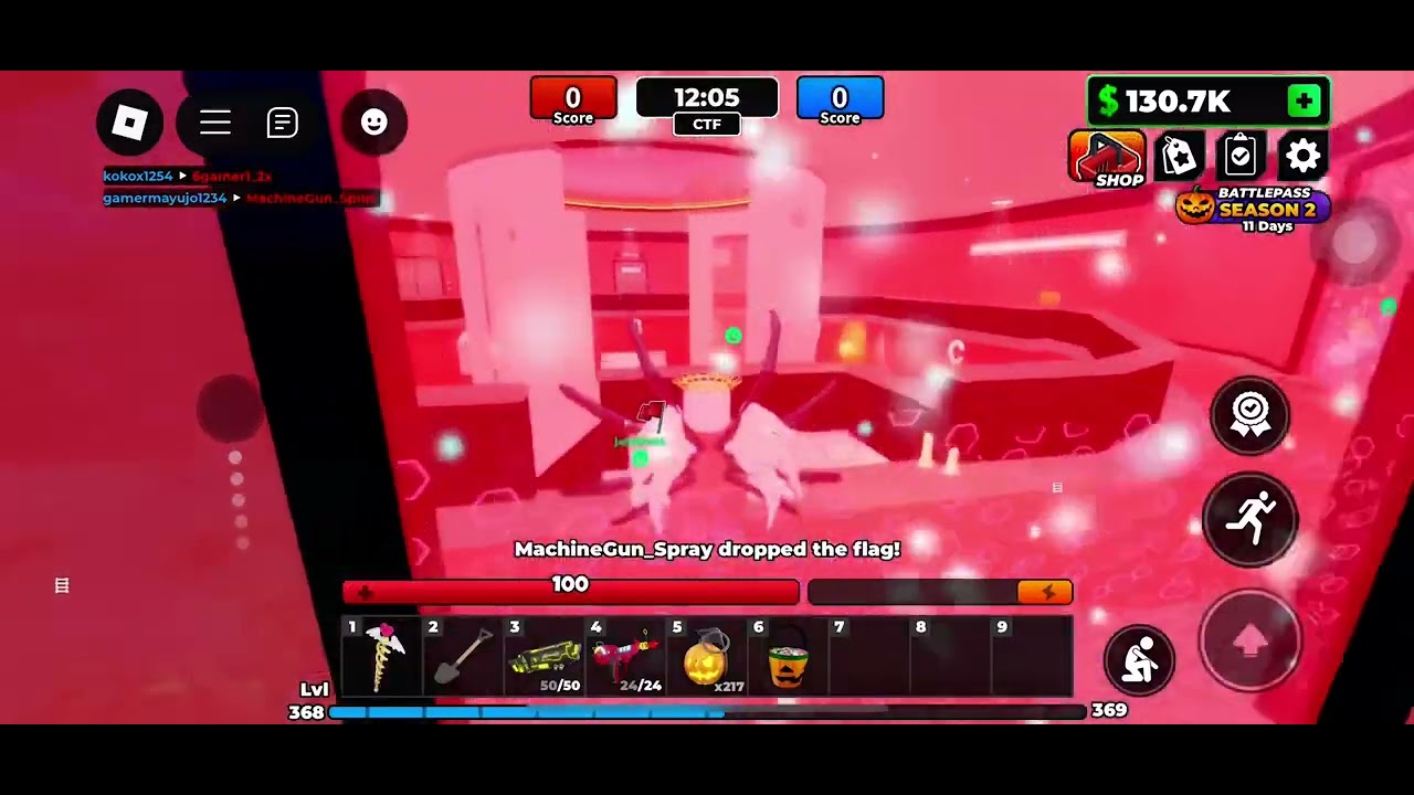 Flag wars gameplay Roblox!! New halloween event - YouTube