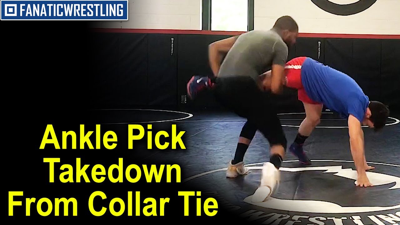 Ankle Pick Takedown From Collar Tie with Nate Jackson - YouTube