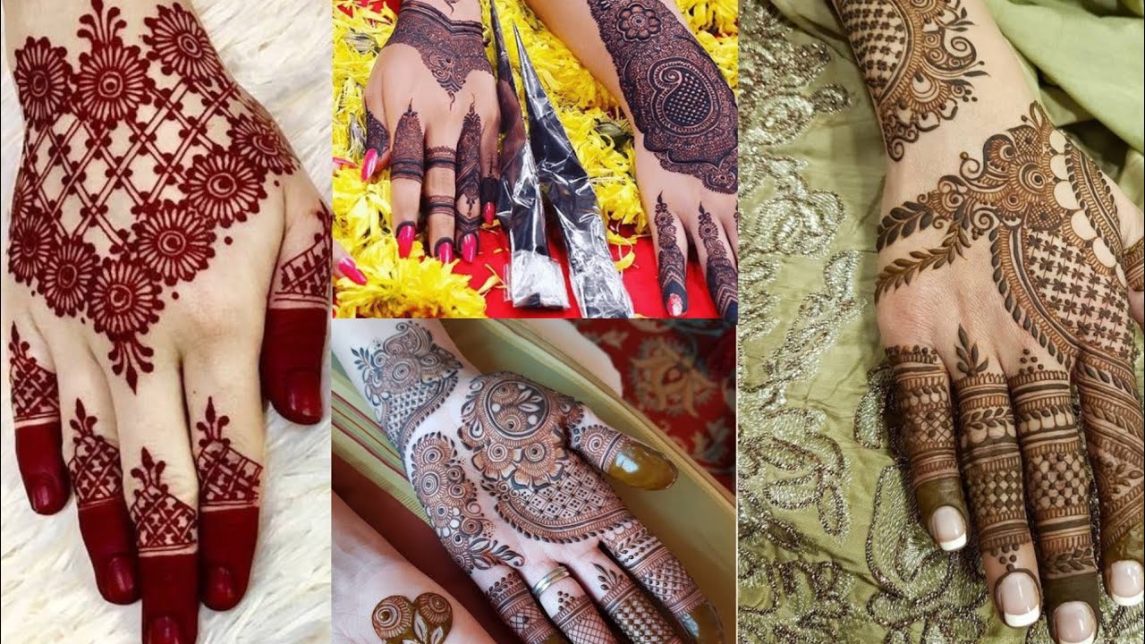 2020 latest new mehndi designs front back hand mehndi designs by Mehak ...