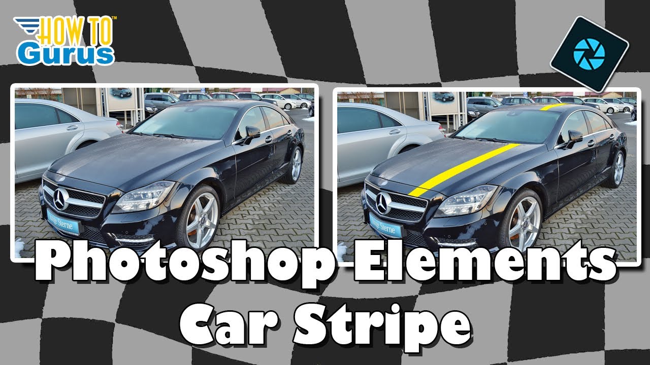 Add a Racing Stripe to a Car Using Photoshop Elements - YouTube