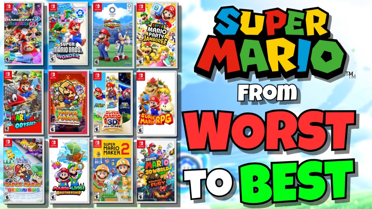 Ranking EVERY Mario Game on the Switch! - YouTube