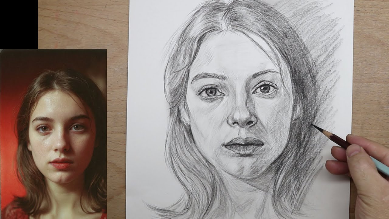 Effortlessly Draw a Gorgeous Girl: Beginner's Guide | Portrait Sketch ...