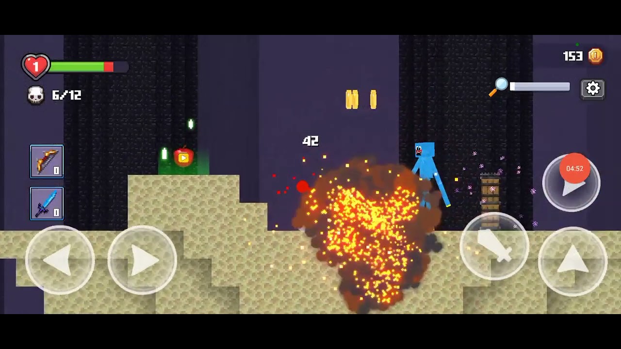Stickman vs Minecraft🤜🤛-#2 - YouTube