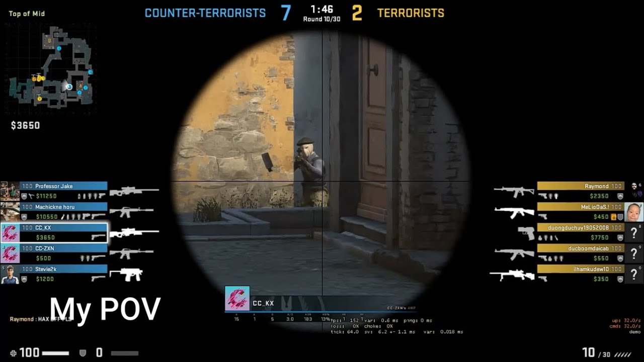 CSGO comp inferno highlights with ZXN - YouTube