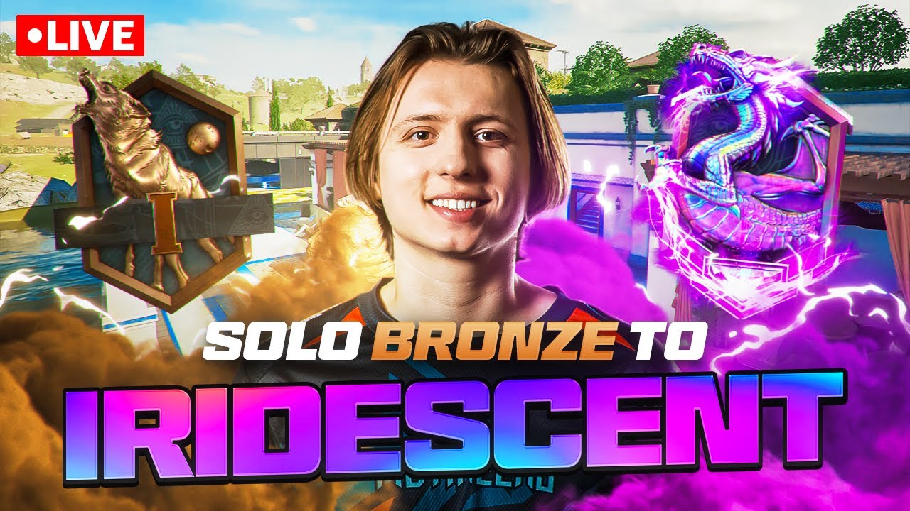SOLO BRONZE TO IRIDESCENT | #1 RANK IN THE WORLD | COD RANKED PLAY ...