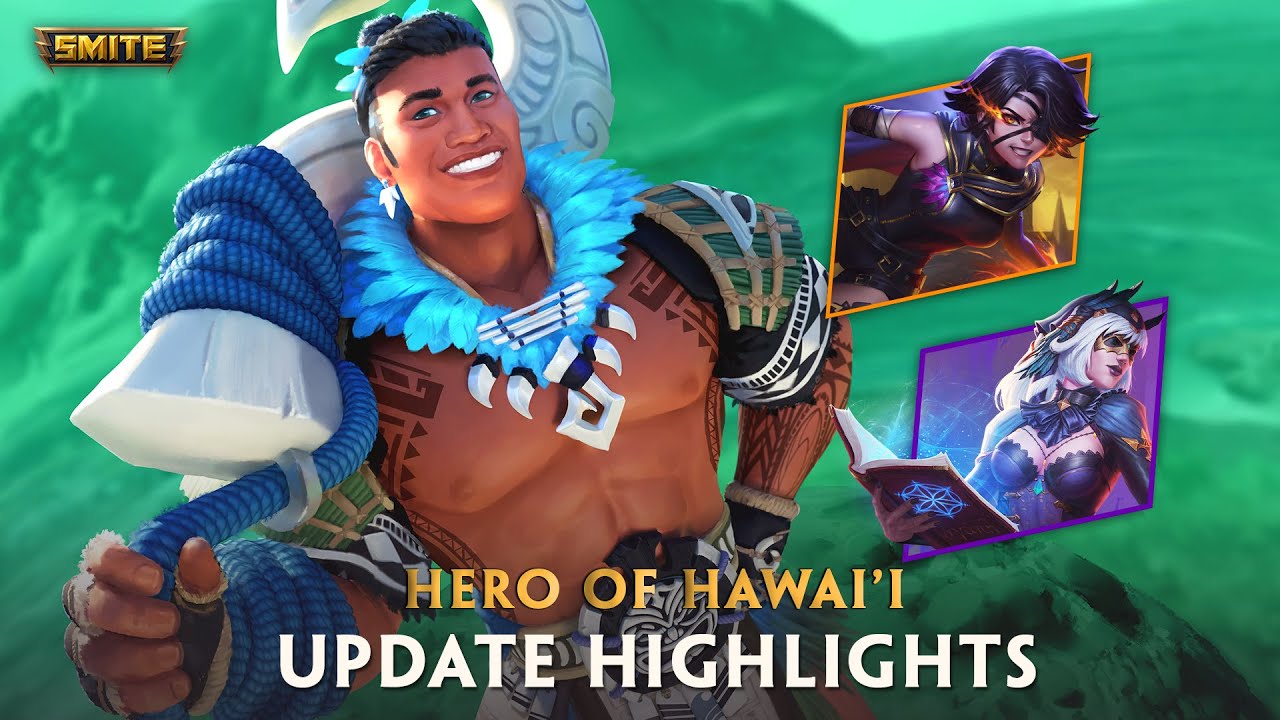 SMITE - Update Highlights - The Hero of Hawai'i - YouTube