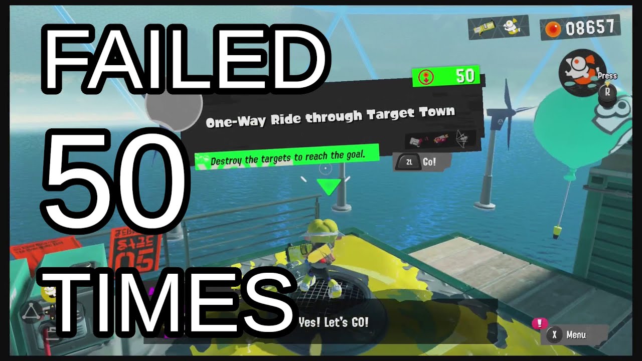 I Failed This Level 50 Times! Splatoon 3 Single Player Story Mode ...