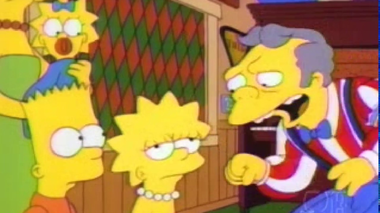 Homer Simpson Eats At Uncle Moe's - YouTube
