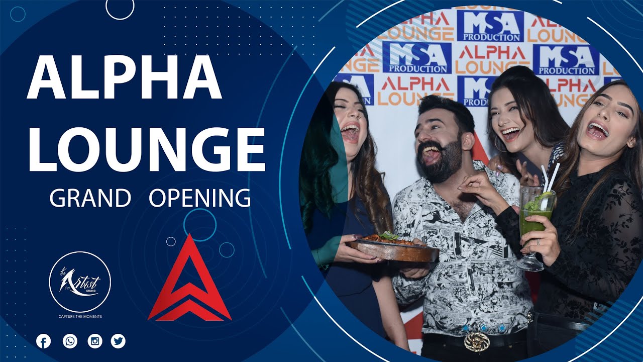 Alpha Lounge Roof Top | Grand Opening | MSA | Birthday - YouTube