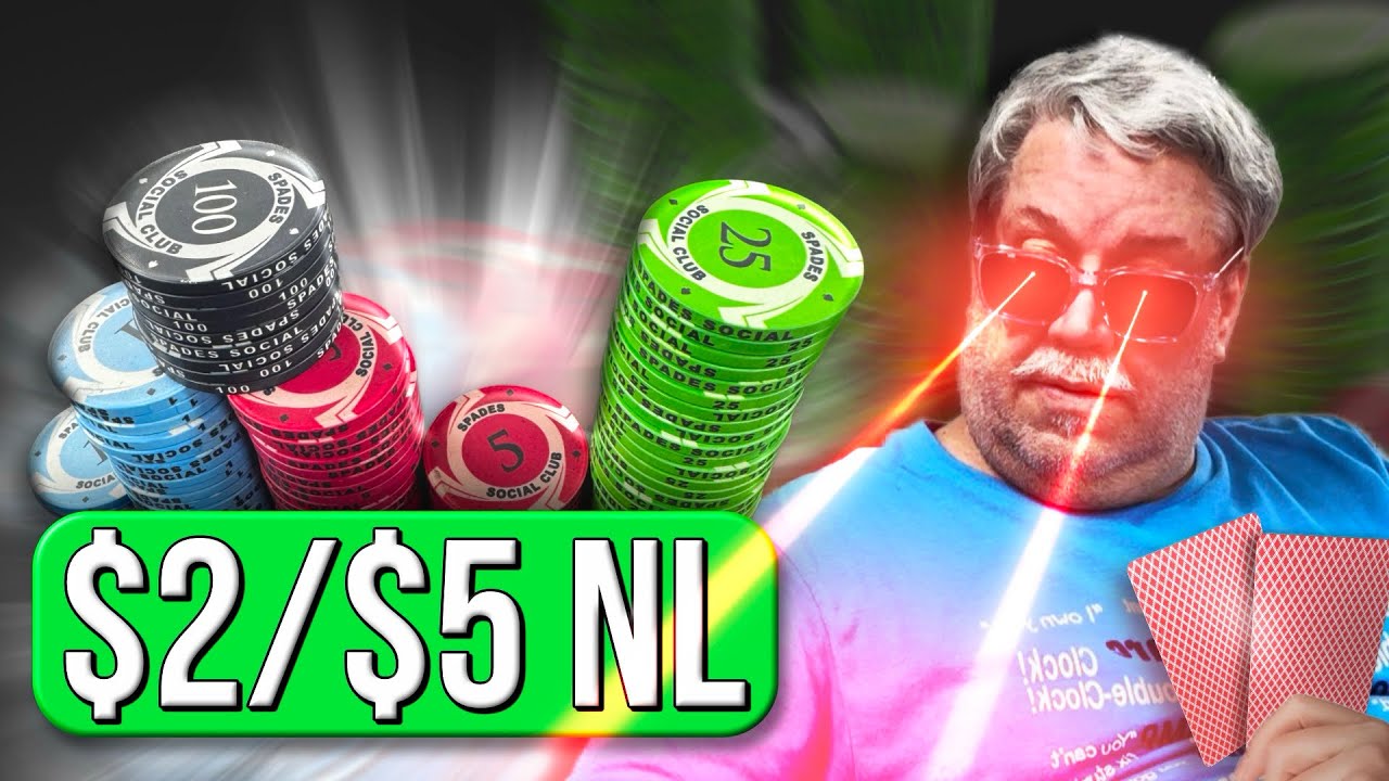 CRAZY HOLMES STRIKES AGAIN! $2/$5 NL Session At Spades, Poker Vlog ...