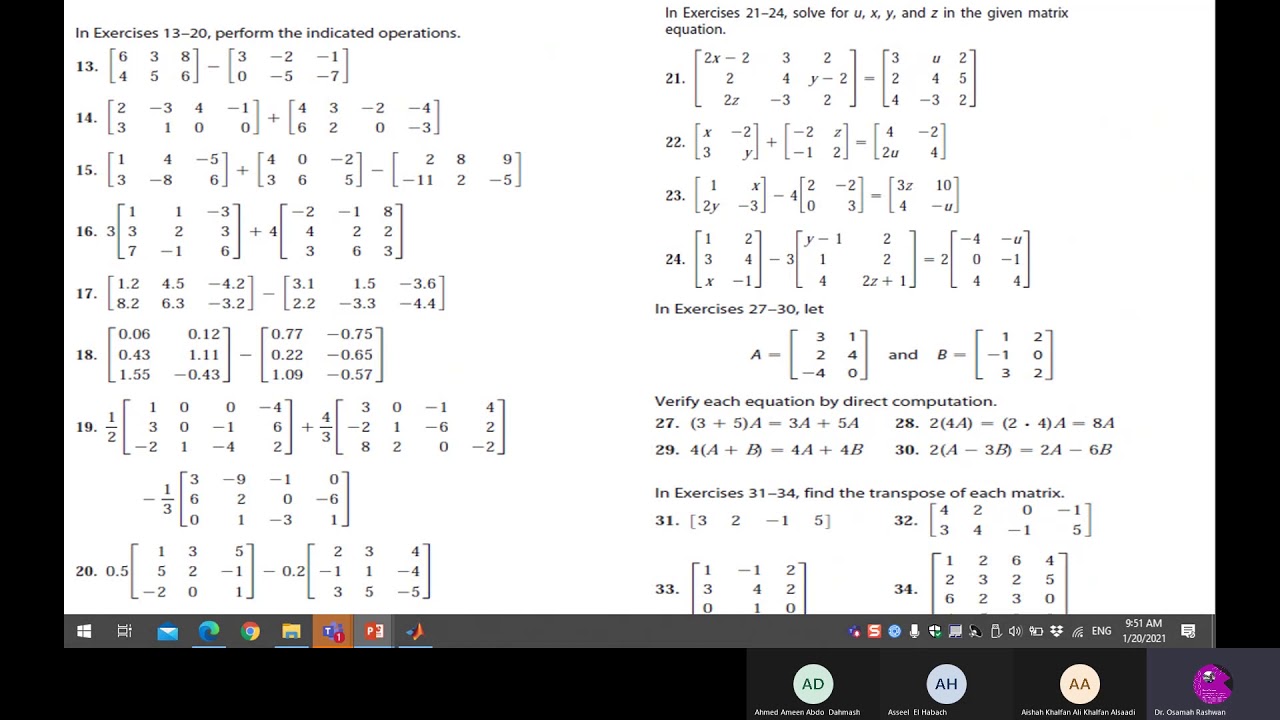 Solving System of Linear Equation by Crammer's Method - YouTube