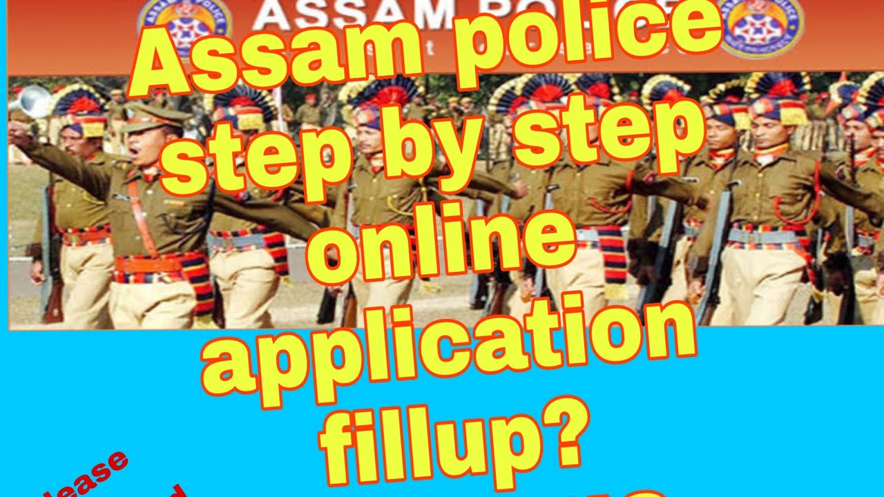 ASSAM POLICE ONLINE APPLY ACTIVE YouTube assam-police-online-apply-active-youtube