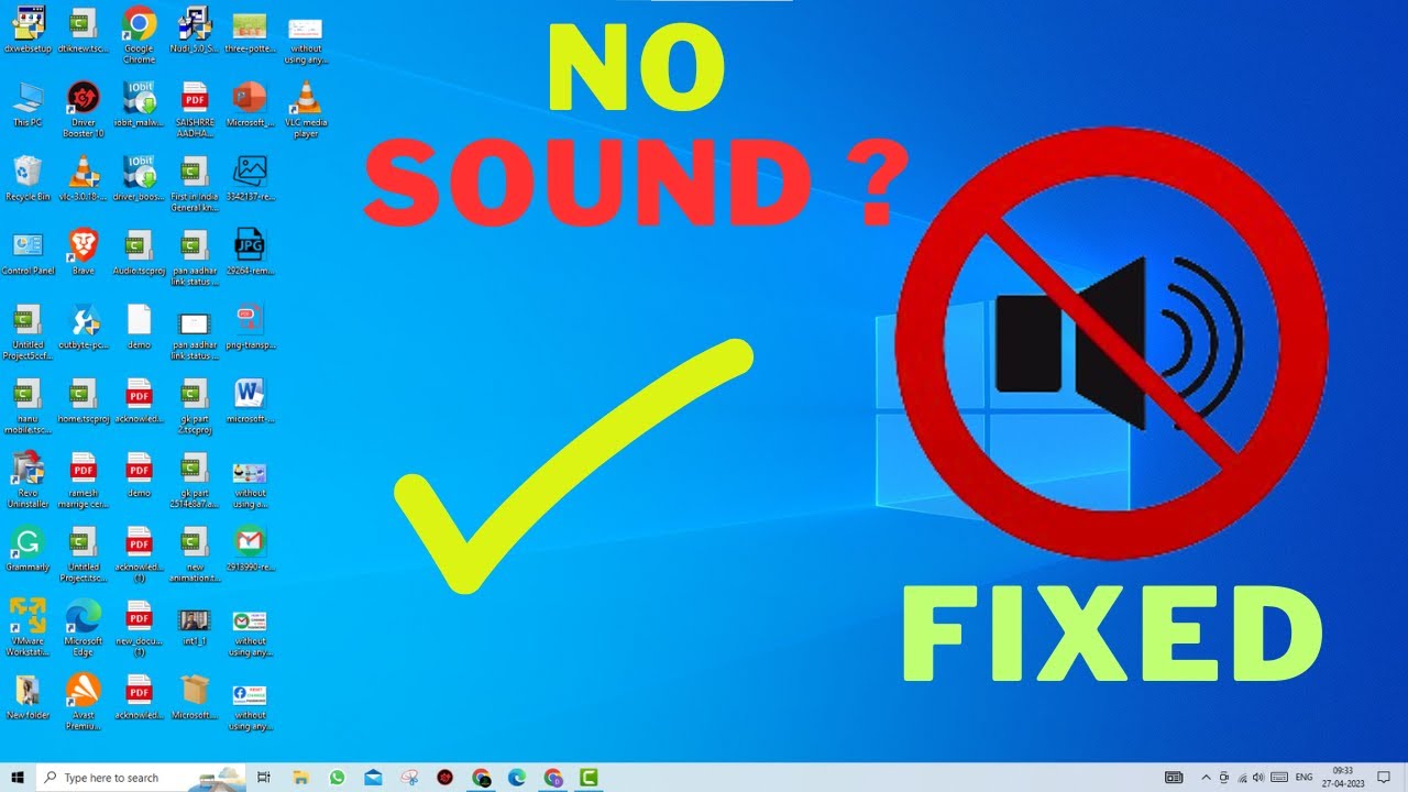 How to Fix No Sound in Windows 10 Operating System | No Sound Solved ...