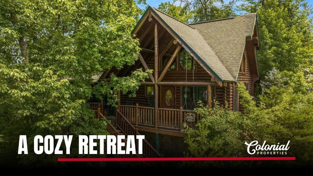 A Cozy Retreat | 3 Bedroom Pigeon Forge Cabin Rental | Colonial ...