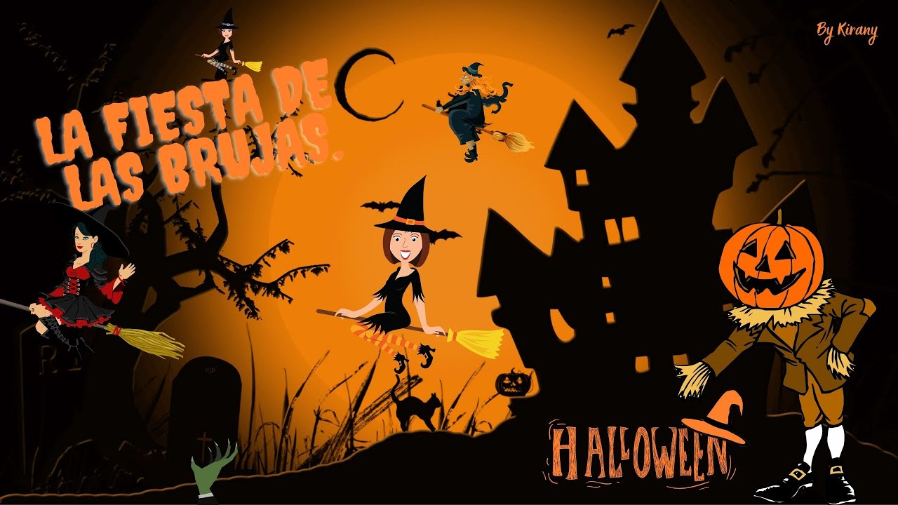 🎃Cuento de HALLOWEEN: La fiesta de las BRUJAS 🧹[en ESPAÑOL]. - YouTube