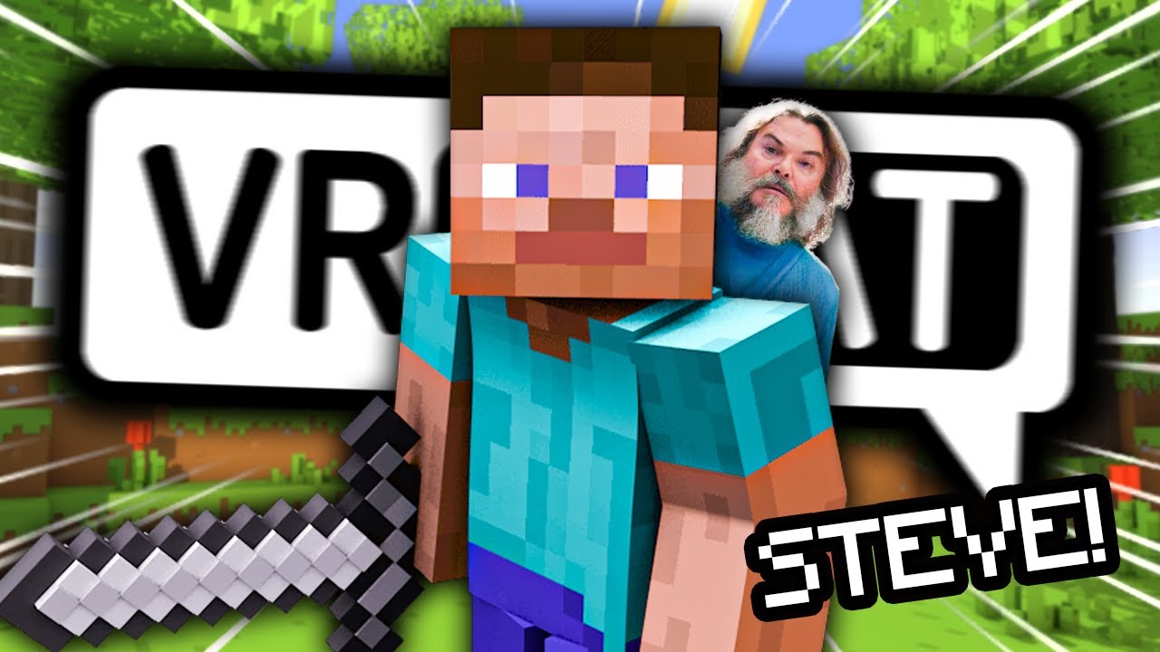 STEVE MINES INTO VRCHAT! | MINECRAFT | VRChat Funny Moments - YouTube