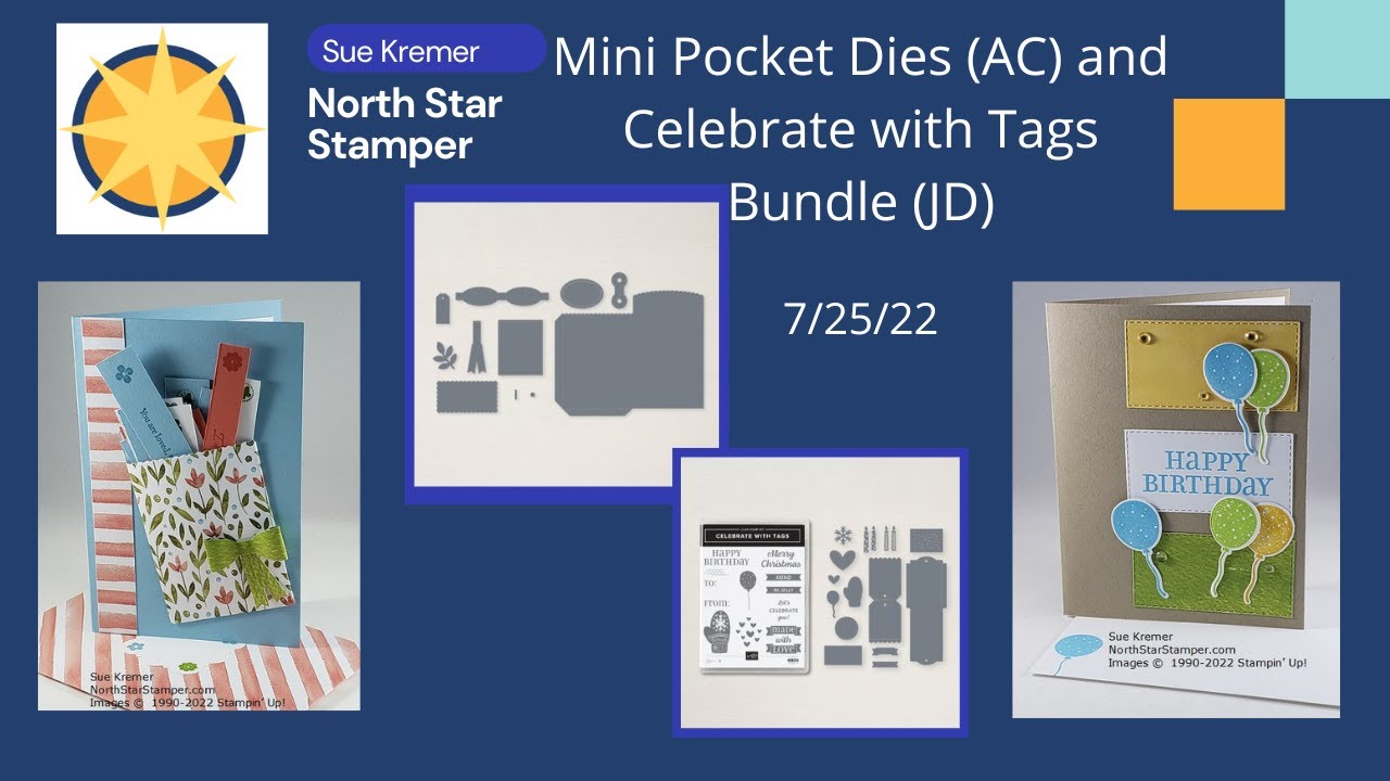 Mini Pocket Envelope Dies and Celebrate with Tags Stamp Set and Dies ...