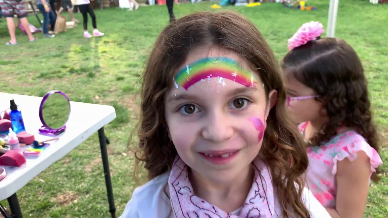 SCHOOL BOUNCE FAIR | FACE PAINTING | SLIDE | FAIRY FLOSS - YouTube