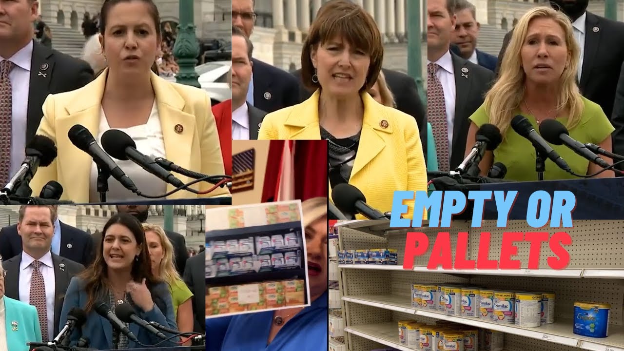 GOP press: laughing formula shortage, empty baby formula shelves ...