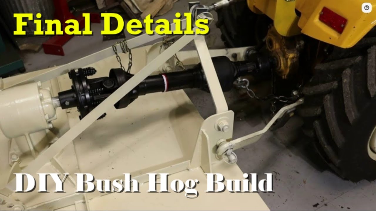 Cub Cadet Bush Hog: Tying Up Loose Ends - YouTube