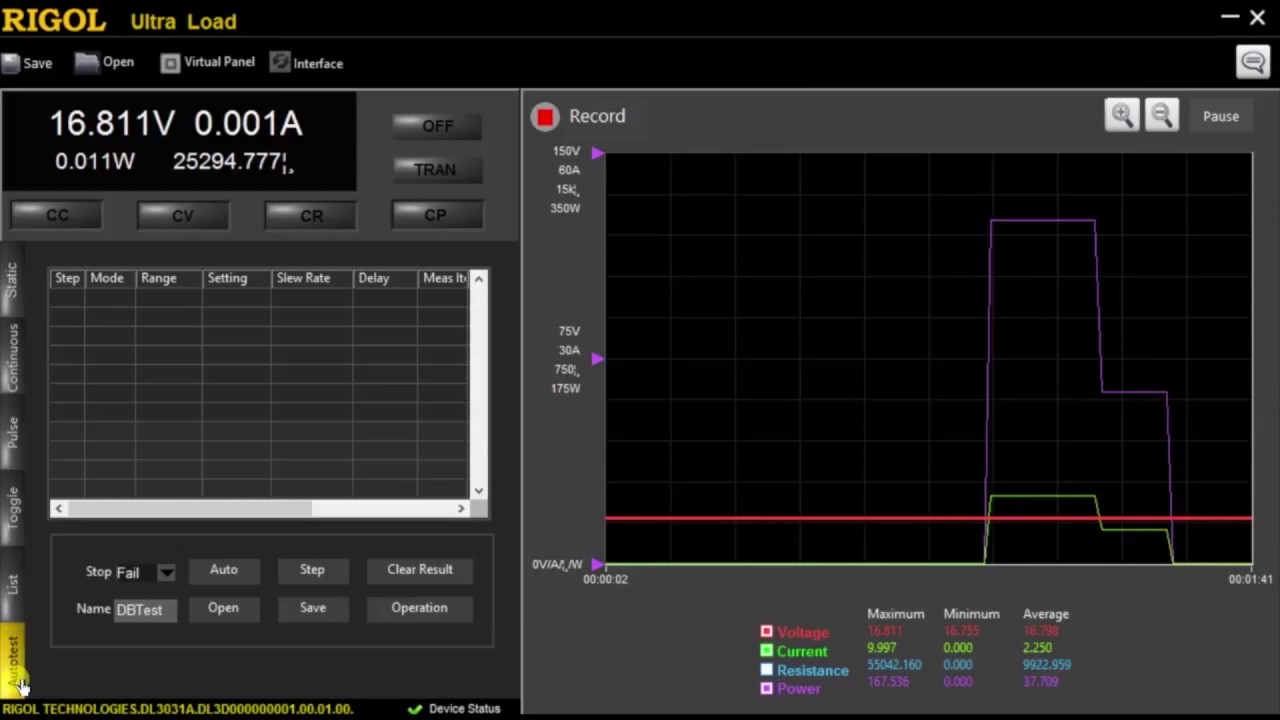 Rigol - S1501 Ultra Load Software from Saelig - YouTube