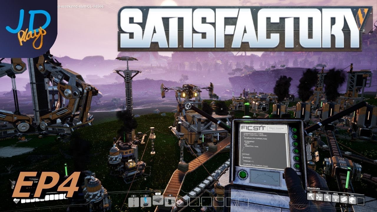 Satisfactory EP4 - Birth of the Spaghetti monster | Alpha - YouTube