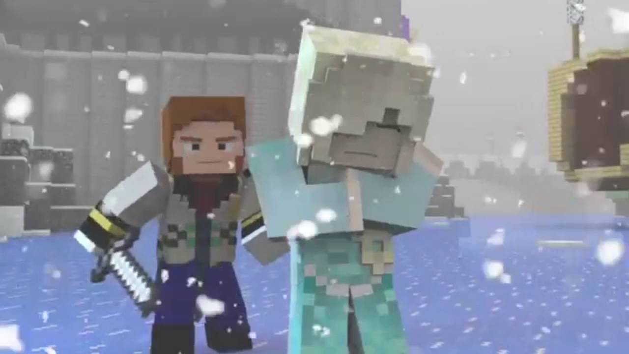 Minecraft Parody-Frozen-Minecraft Animation - YouTube