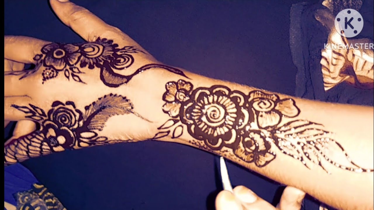 sample henna arts by ( @amiinobeautychannal) - YouTube