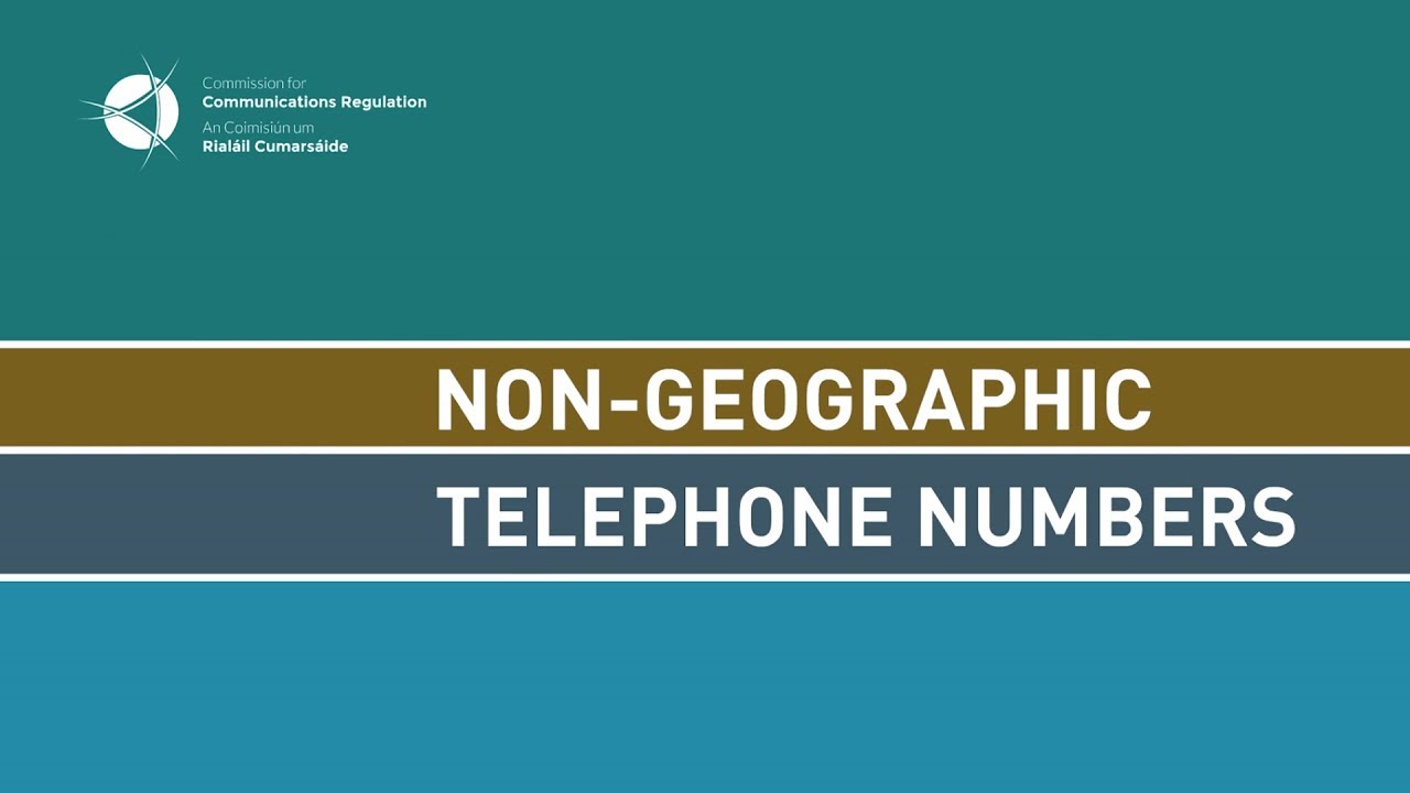 Review of Non-Geographic Numbers - YouTube
