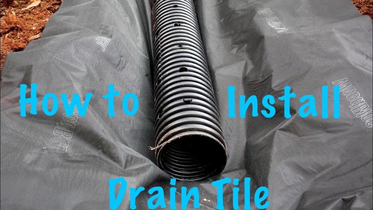 Everything You Need to Know About Connecting Drain Tile - YouTube