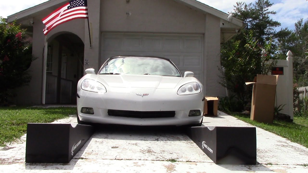 Race Ramps VS C6 Corvette Base - YouTube