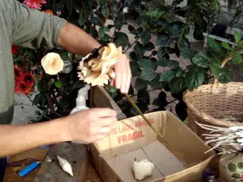 Flores de Madera - YouTube