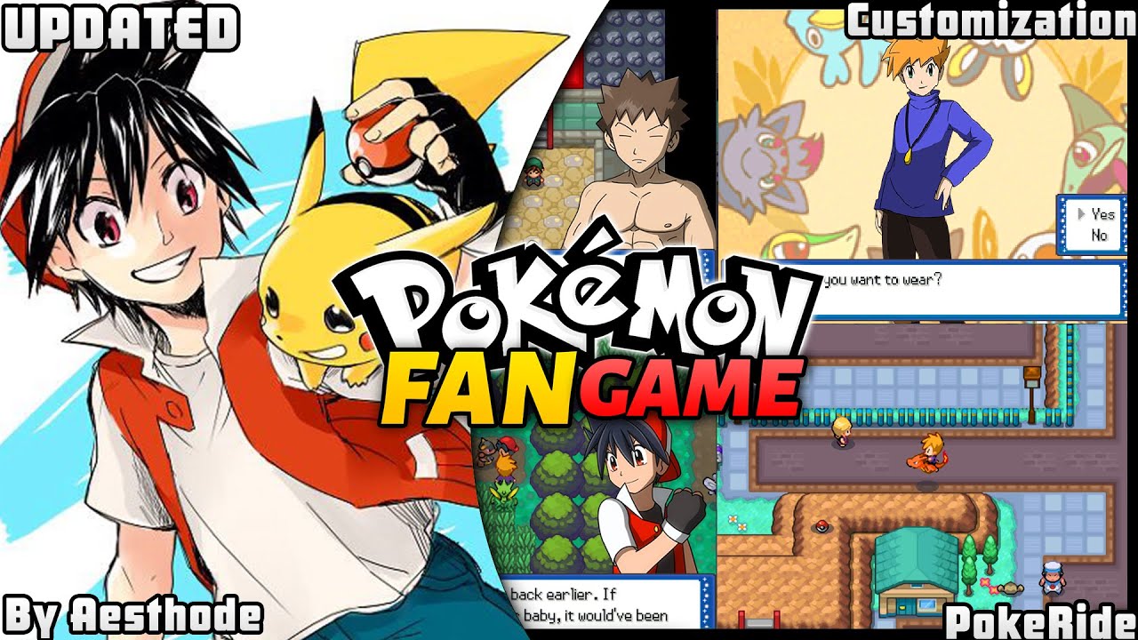Updated Pokemon Fan-Game with 6 stories, Character Customization ...