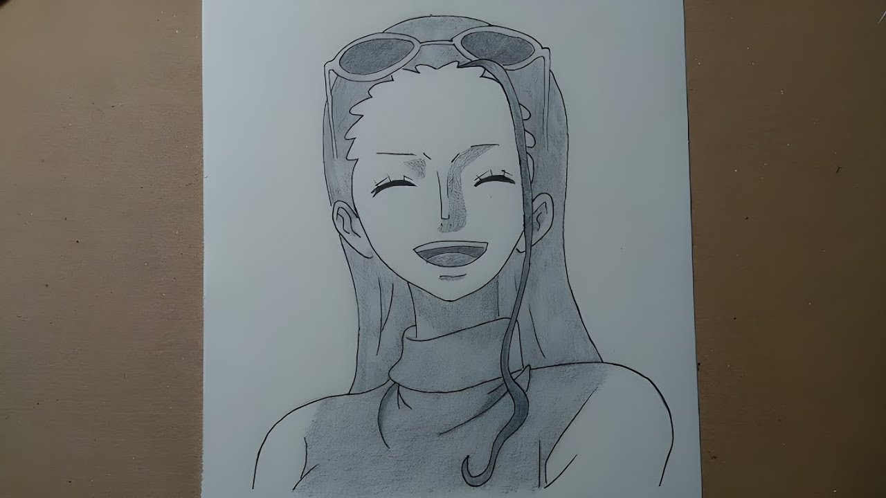 How to draw nico robin step by step | Onepiece - YouTube