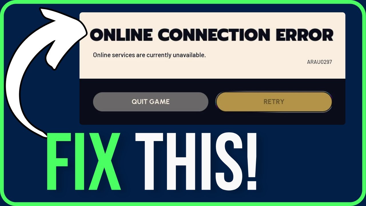 ARC RAIDERS ONLINE CONNECTION ERROR [FIXED] - YouTube