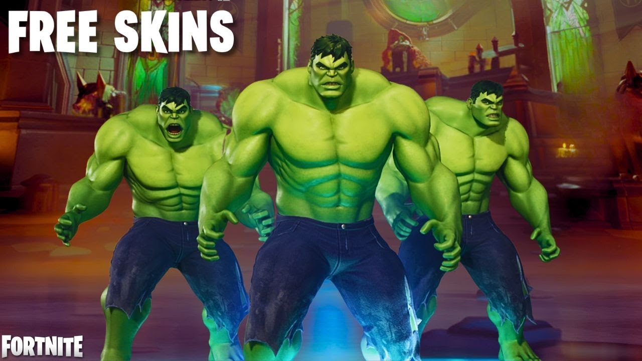 Hulk Fortnite Squad! - Fortnite Free NEW Hulk Skin! - YouTube